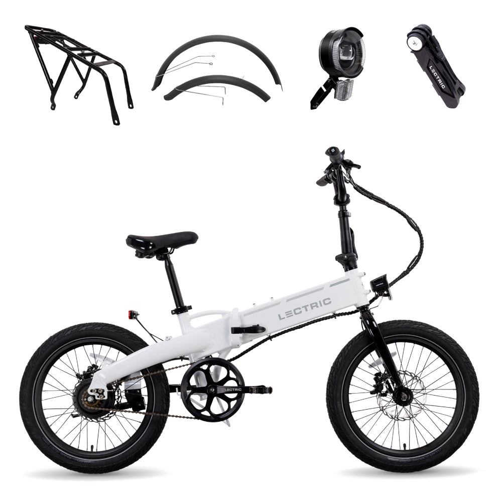 XP Lite 2.0 Arctic White Long-Range eBike | Lightweight eBike | Lectric ...